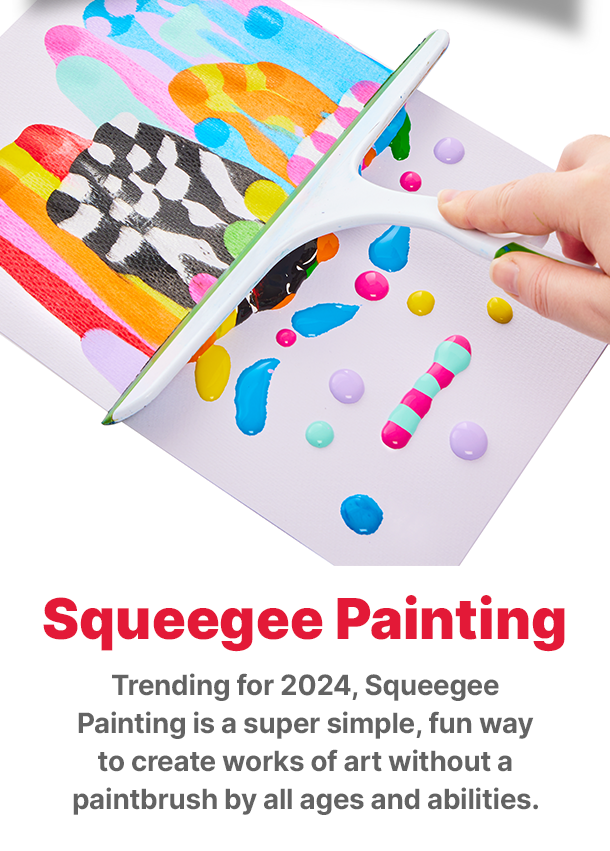 Baker Ross: 5 Fun Squeegee Painting Inspirations For Kids | Milled