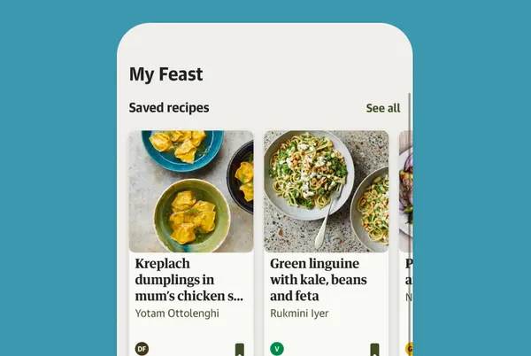 The Guardian: Introducing our new Feast app | The Guardian | Milled
