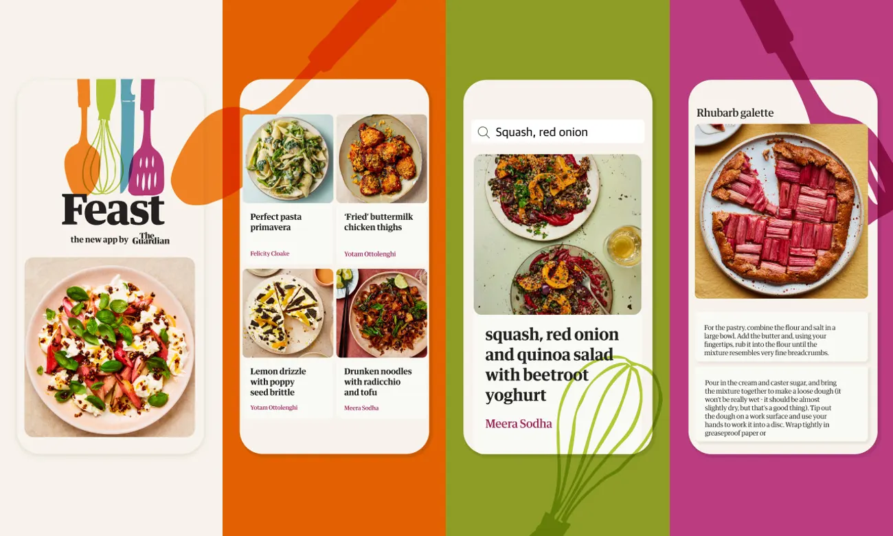 The Guardian: Introducing our new Feast app | The Guardian | Milled