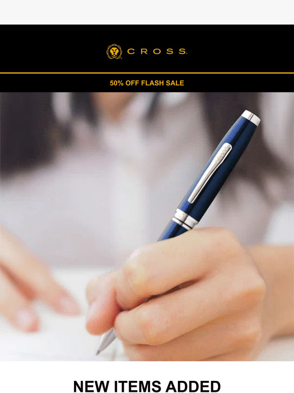 Cross: outlet FLASH is back with new items added | Milled