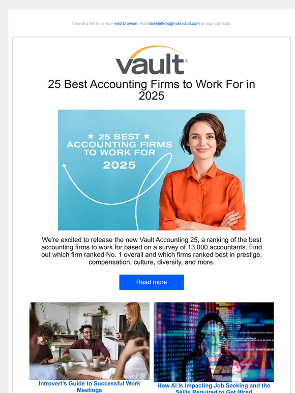 Vault: 25 best accounting firms to work for + Introvert's guide to ...