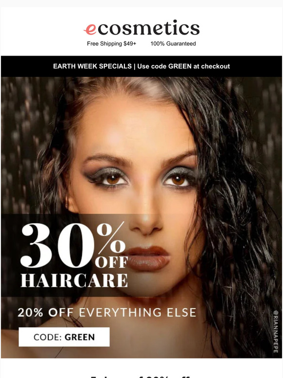 eCosmetics: Happening Now: Earth Week SALE | Milled