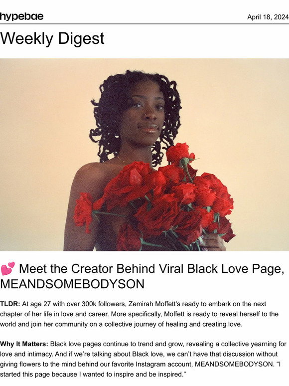 Hypebae Meet The Mind Behind The Viral Black Love Ig 🌹 Milled 8750