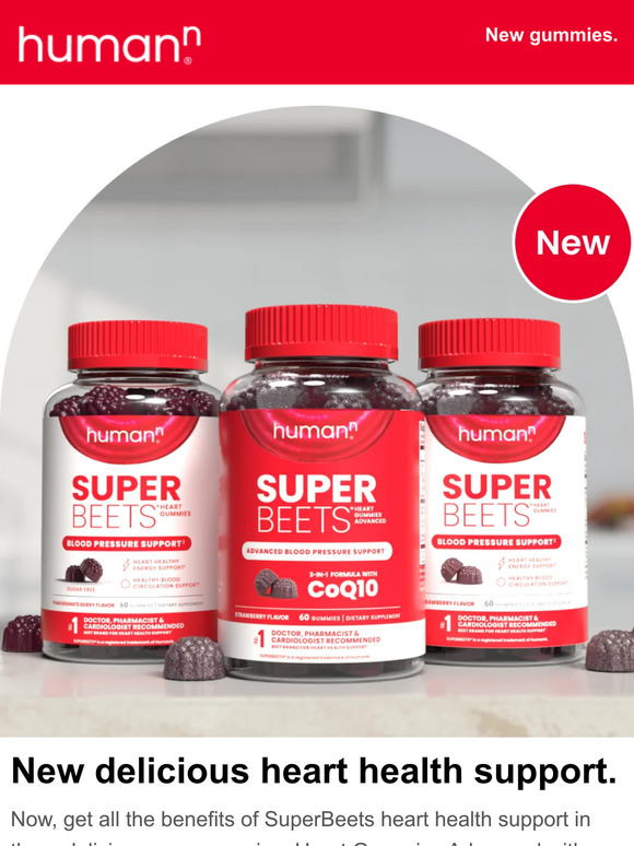 HumanN: Introducing NEW SuperBeets Heart Gummies – plus Advanced with ...