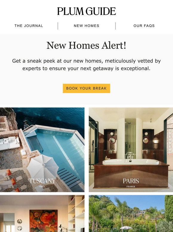 Plum Guide: Fancy a sneak peek at our new homes? | Milled