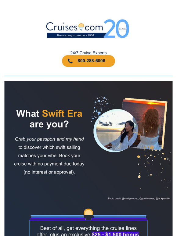 Cruises.com: Which cruise era are you in? | Milled