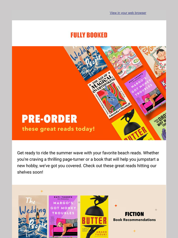 Fully Booked: Fresh Reads Coming Soon | Milled