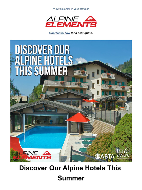 Alpine Elements: Discover Our Summer Alpine Hotels | Milled