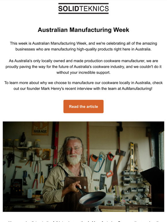 Solidteknics: Celebrating Australian Manufacturing Week! 🇦🇺 | Milled