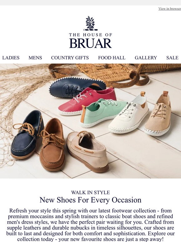 The House of Bruar: Explore Our New Shoes Collection | Milled