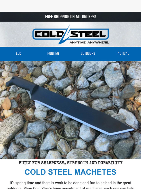 Cold Steel: Machetes | For Spring Chores And Outdoor Fun | Milled