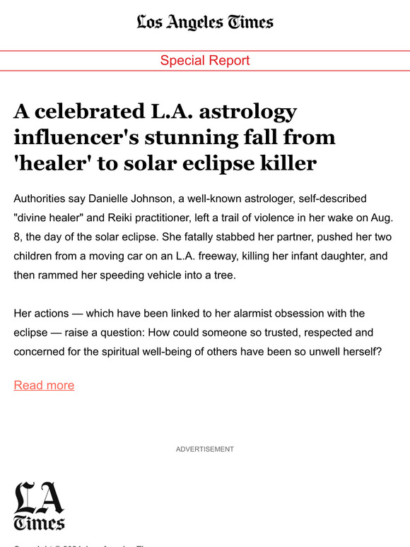 Los Angeles Times: What led to the shocking double murder-suicide by ...