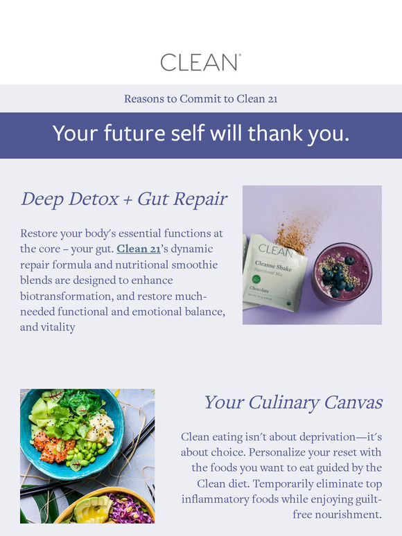 Clean Program: 4 Reasons why | Milled