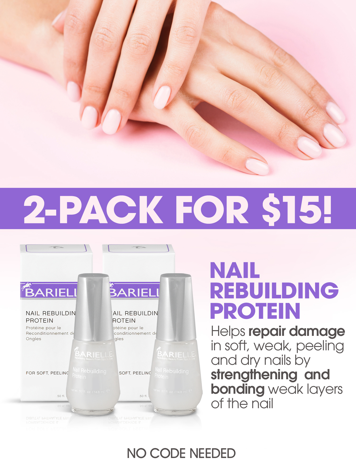 Barielle: Repair damage in soft, weak, dry nails by strengthening and ...