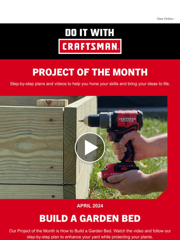 Craftsman: Enhance Your Yard with Our Project of The Month | Milled