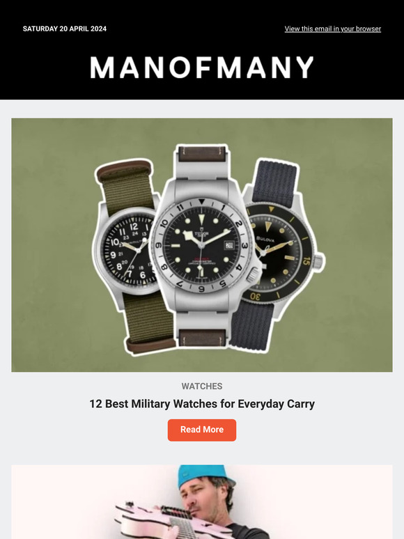 Man of Many: 12 Best Military Watches for Everyday Carry & more | Milled