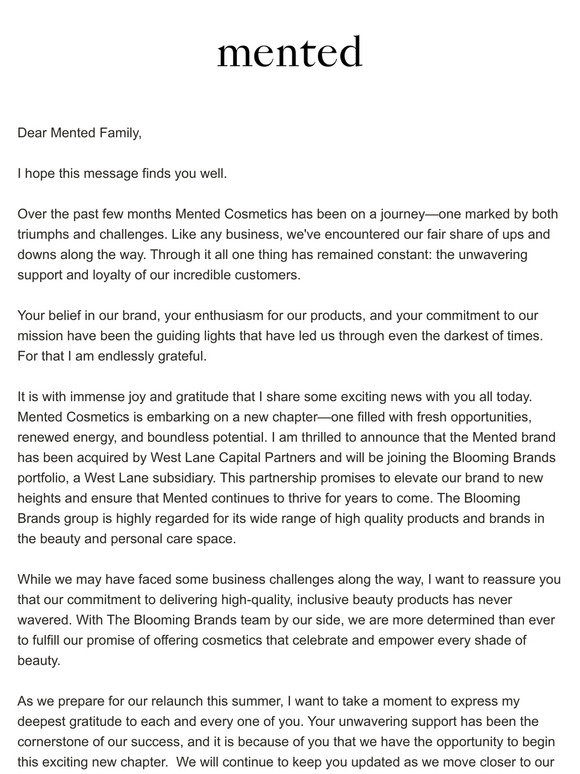 Mented Cosmetics: A Special Announcement from KJ | Milled