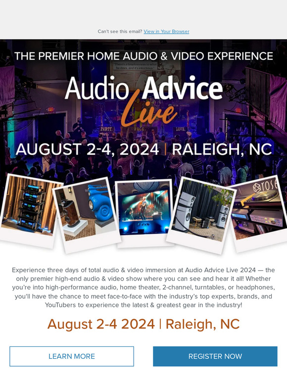 Audio Advice: 📣 Audio Advice Live 2024: Register Now!📣 | Milled