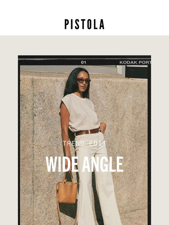 Pistola Denim: HOW TO WEAR WIDE LEG DENIM | Milled