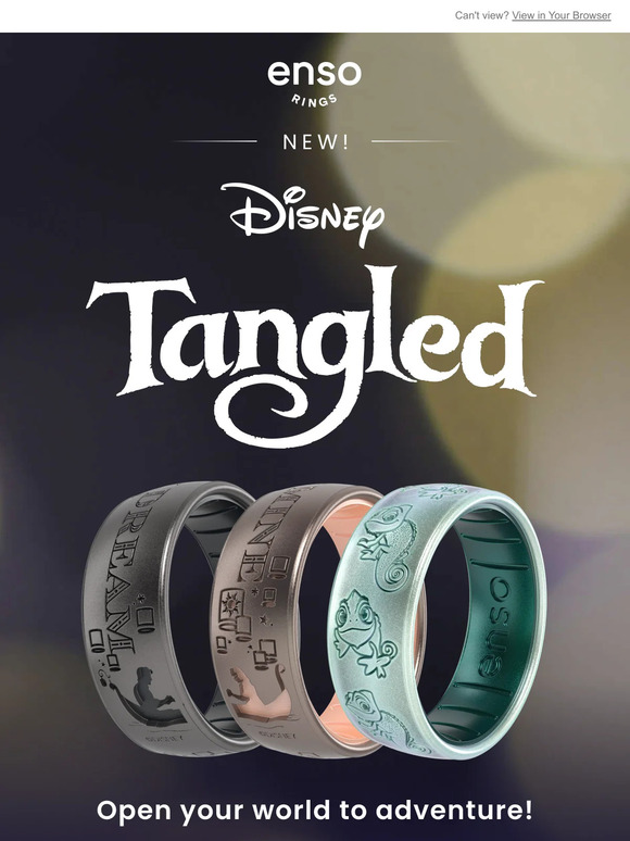 Enso Rings: Disney Tangled rings are here! 💜 | Milled