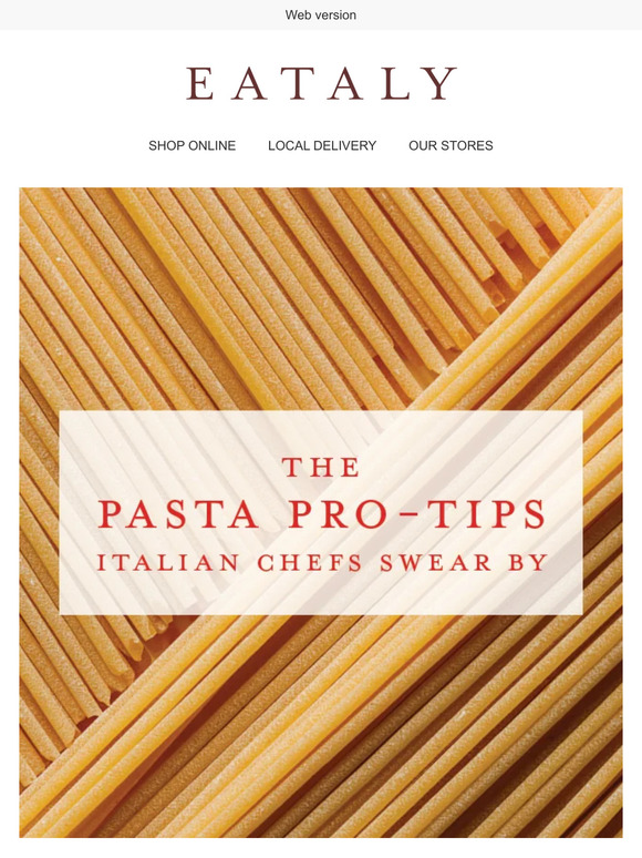 Eataly: The pasta pro-tips Italians swear by | Milled