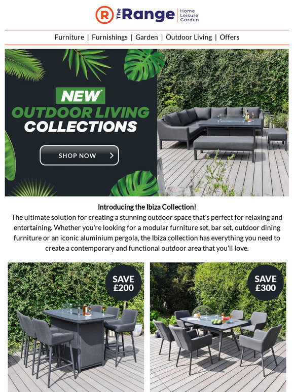 The Range: Make a Statement with Our NEW Outdoor Living Collections ...