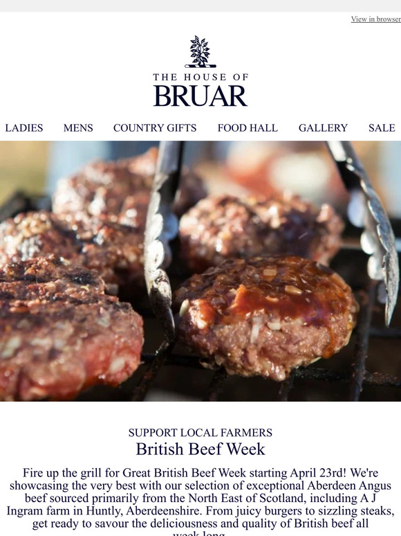 The House of Bruar: BBQ - Celebrating British Beef Week! | Milled