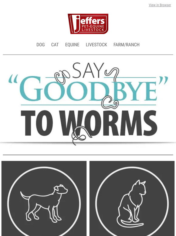 Jeffers Pet: Stock Up on Essential Spring Dewormers! | Milled
