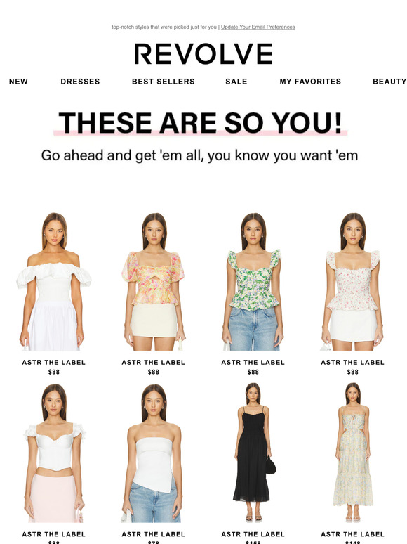 REVOLVE: how pretty is this top?! | Milled