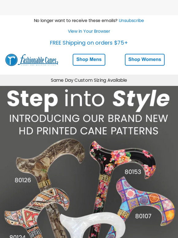 Fashionable Canes: Introducing Our Newest Cane Patterns: Florals and ...