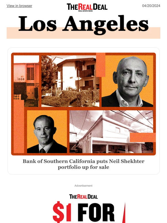 The Real Deal: Bank of SoCal puts Shekhter portfolio up for sale ...