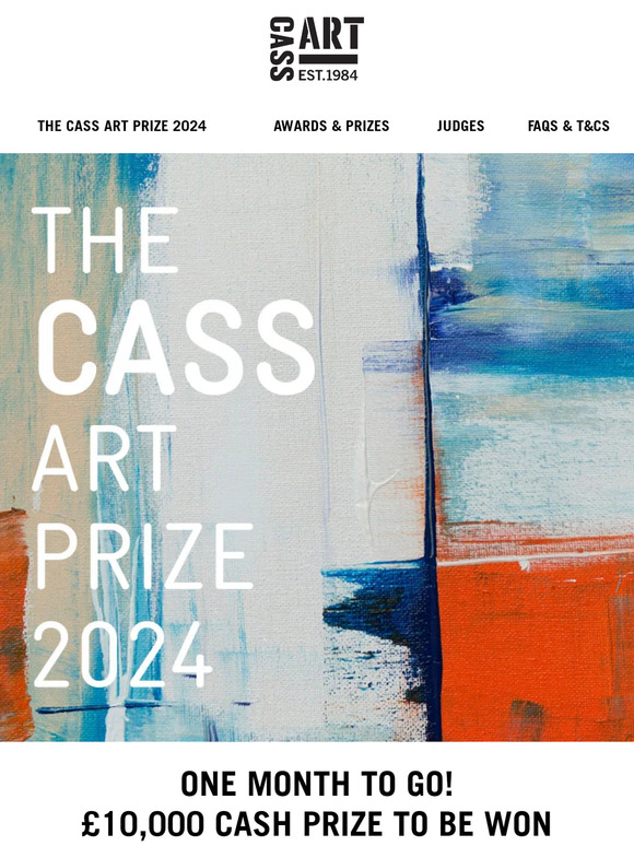 Cass Art: The Cass Art Prize 2024 – Win £10,000 ! | Milled