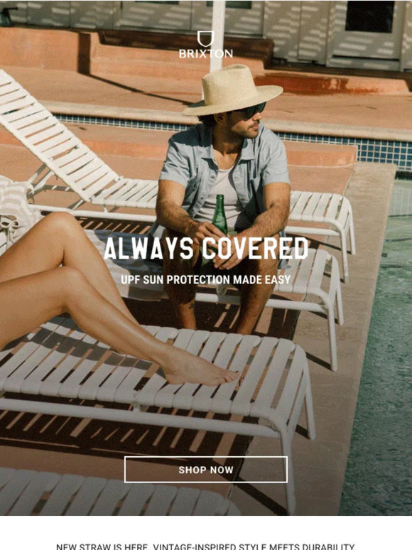 Brixton: New Straw Styles Have Landed! Find Your Hat | Milled