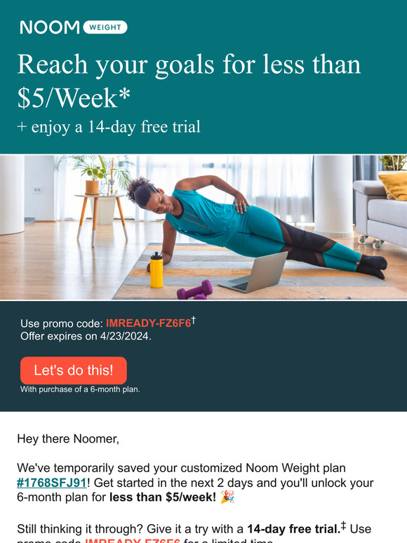 Noom: Reach your goal weight for less than $5/week! | Milled