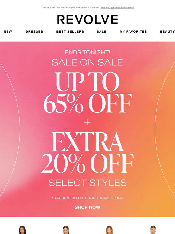 REVOLVE Email Newsletters: Shop Sales, Discounts, and Coupon Codes