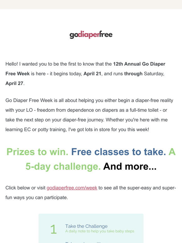 Tiny Undies: Heads up! 12th Annual Go Diaper Free Week starts TODAY ...