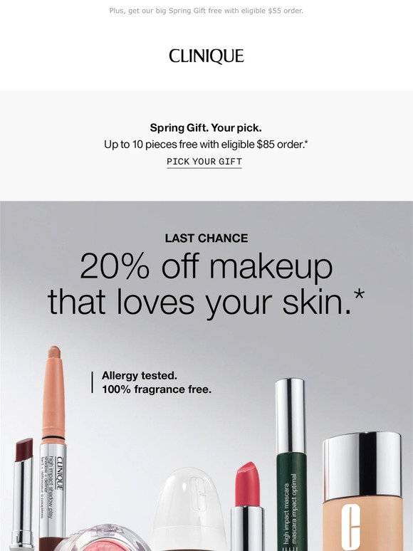 Clinique Email Newsletters: Shop Sales, Discounts, and Coupon Codes