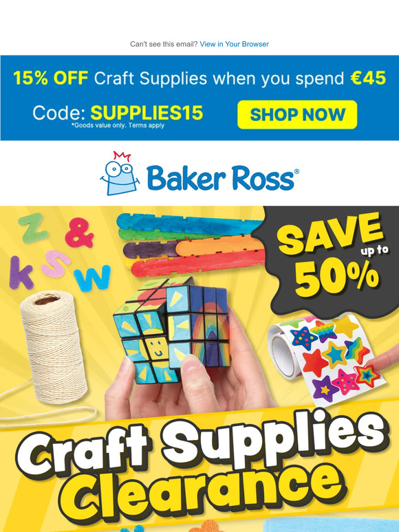 Baker Ross: Craft Supplies Clearance! Get Ready To Craft For Less! | Milled