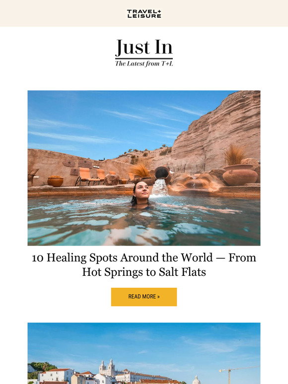 Travel + Leisure: 10 Healing Spots Around the World | Milled