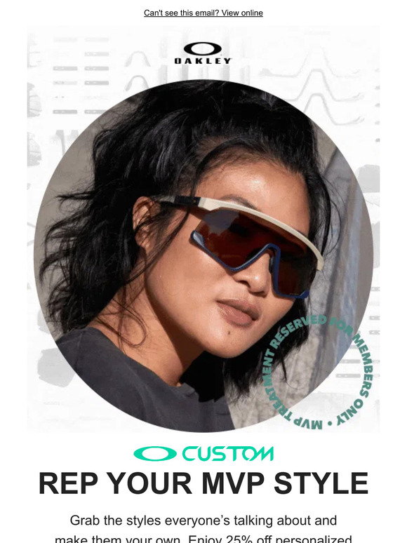 Oakley: Customize Our Bestsellers With An Exclusive Deal | Milled