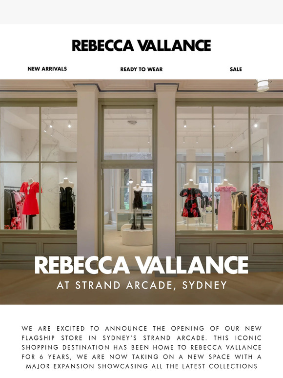 Rebecca Vallance: Introducing: Our New Strand Arcade Sydney Flagship ...