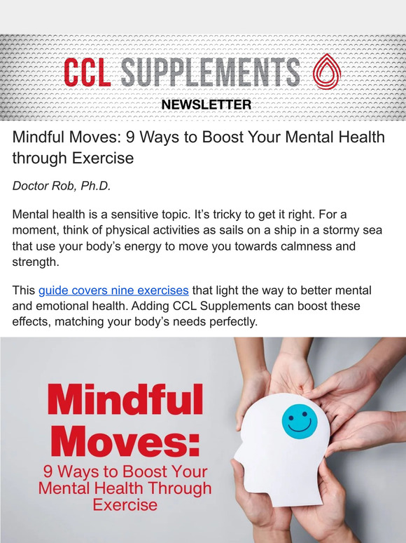 CCL Supplements: 9 Exercises that Boost Mental Health... | Milled