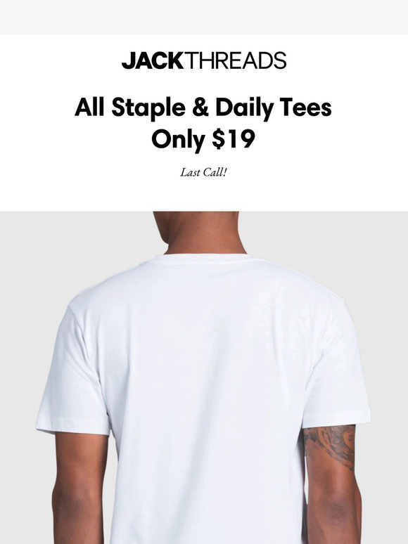 Jack Threads Email Newsletters: Shop Sales, Discounts, and Coupon Codes