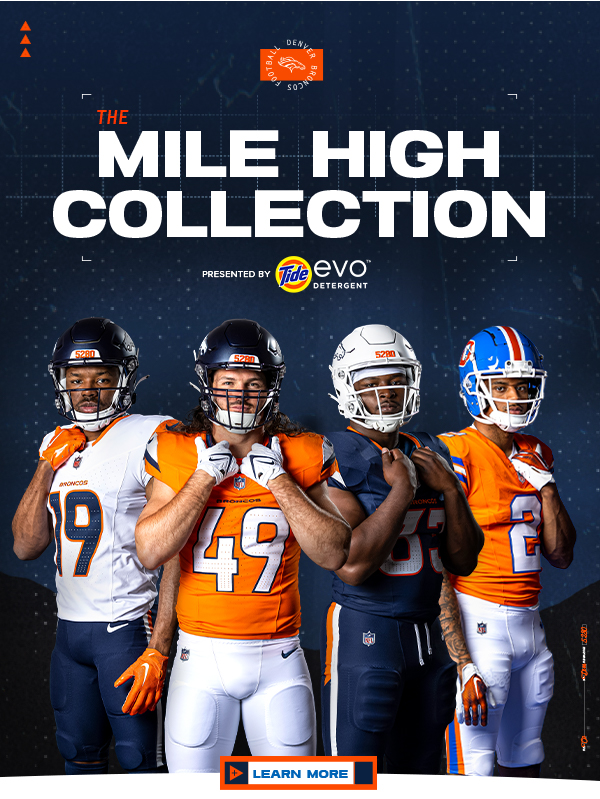 Denver Broncos: The Mile High Collection: New Uniforms Revealed | Milled