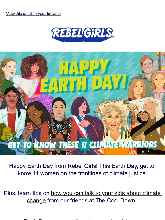Rebel Girls: Earth Day Special: 11 Climate Heroes You Should Know! | Milled