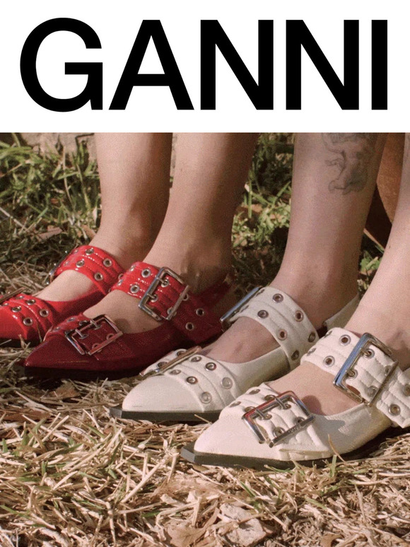 Ganni: GET TO KNOW: THE BUCKLE BALLERINA 🩰 | Milled
