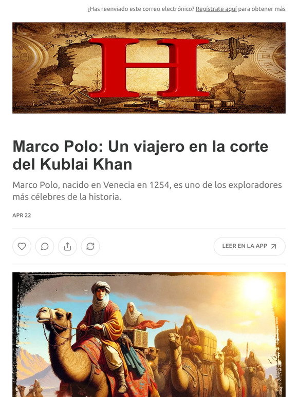 Revista de Historia: Marco Polo: Un viajero en la corte del Kublai Khan ...