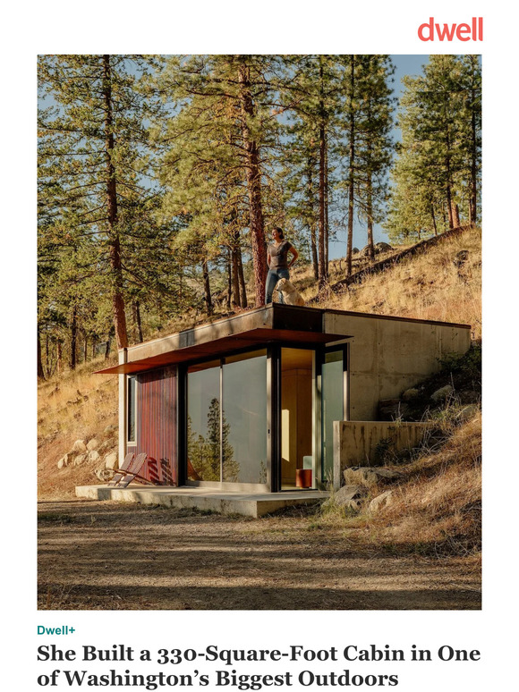 Dwell: She Built a 330-Square-Foot Cabin in One of Washington’s Biggest ...