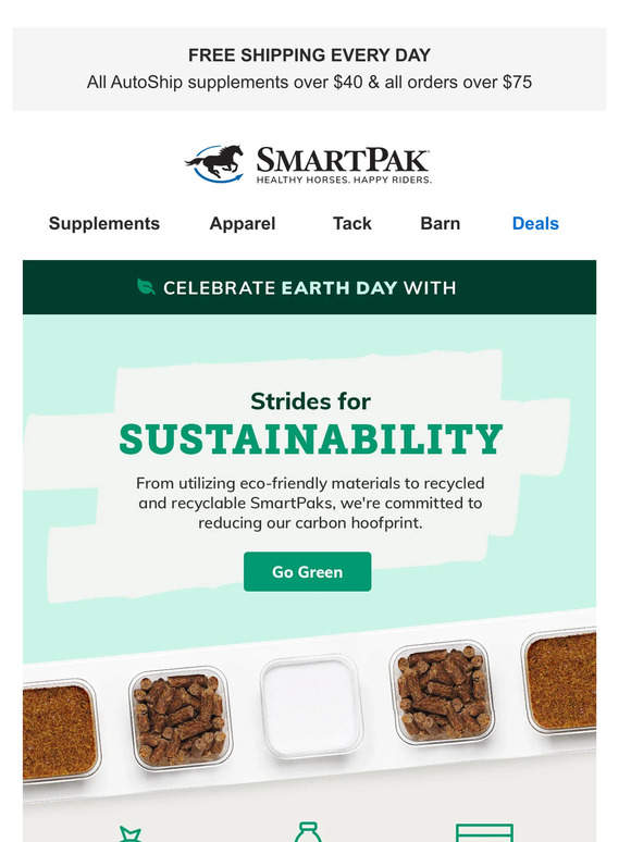 SmartPak Equine: Reduce Your Carbon Hoofprint | Milled