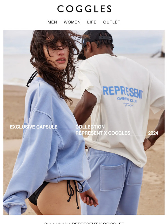Coggles: Just landed | REPRESENT X COGGLES | Milled